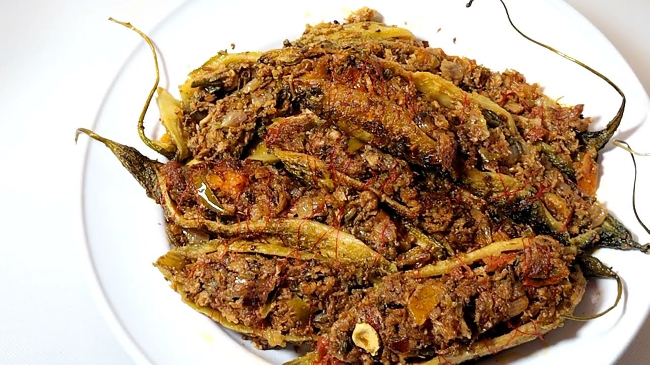 soyabeen barwan karela recipe सोयाबीन भरबां करेला रेशिपी बनायें मेरे ...