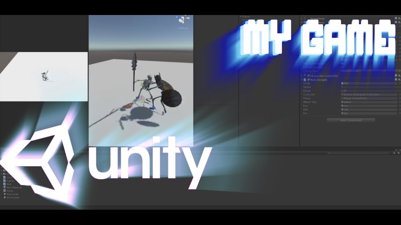 Unity MY first GAME - YouTube