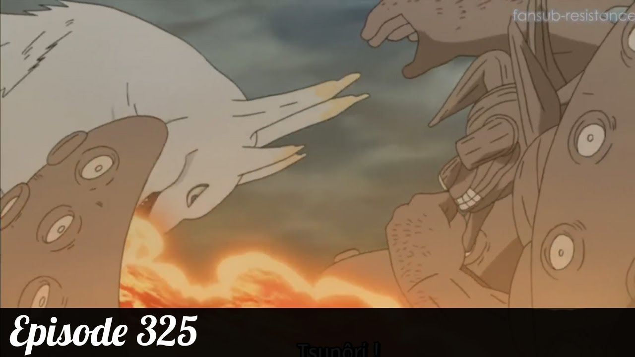 Review Naruto shippuden Episode 325 | Guerre de jinchuuriki! - YouTube