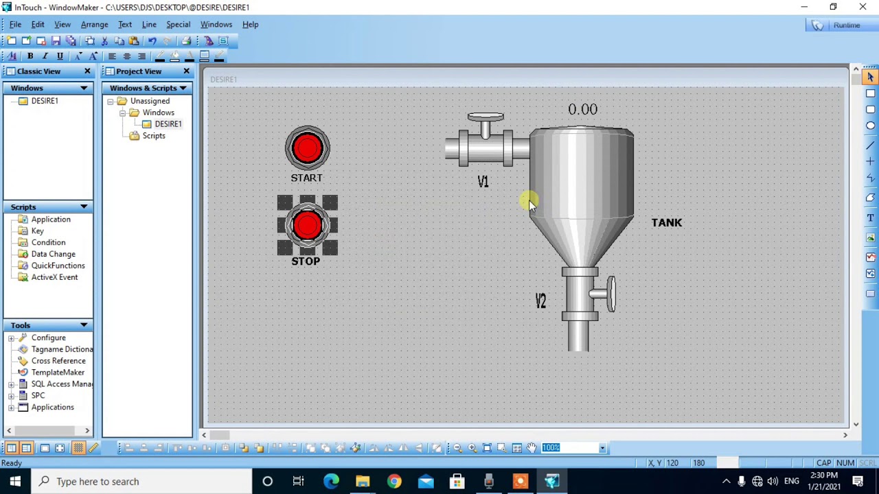 SCADA BASIC TANK FILLING - YouTube
