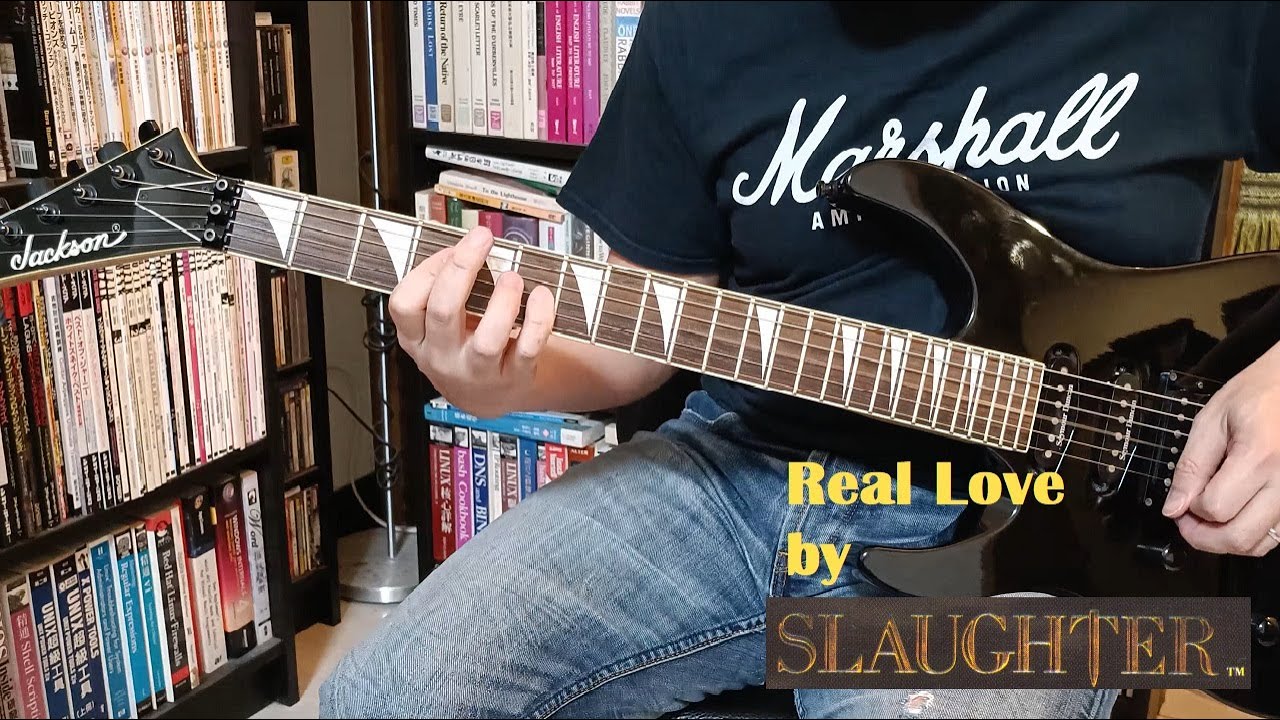 Real Love (by Slaughter) Guitar Track Cover - YouTube