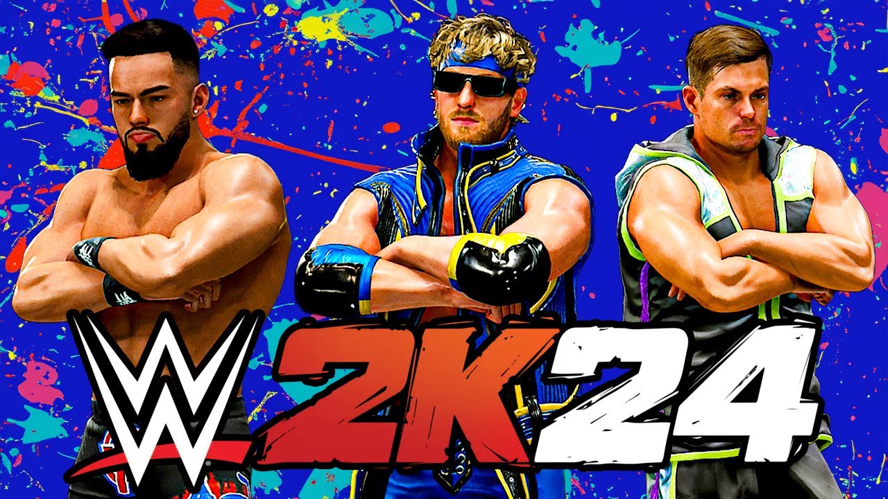 WWE 2K24 Young N Reckless Entrance (Logan Paul, Austin Theory, and Grayson Waller) - YouTube