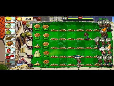 plants vs zombie: abanon's House Kill zombies with spikes - YouTube