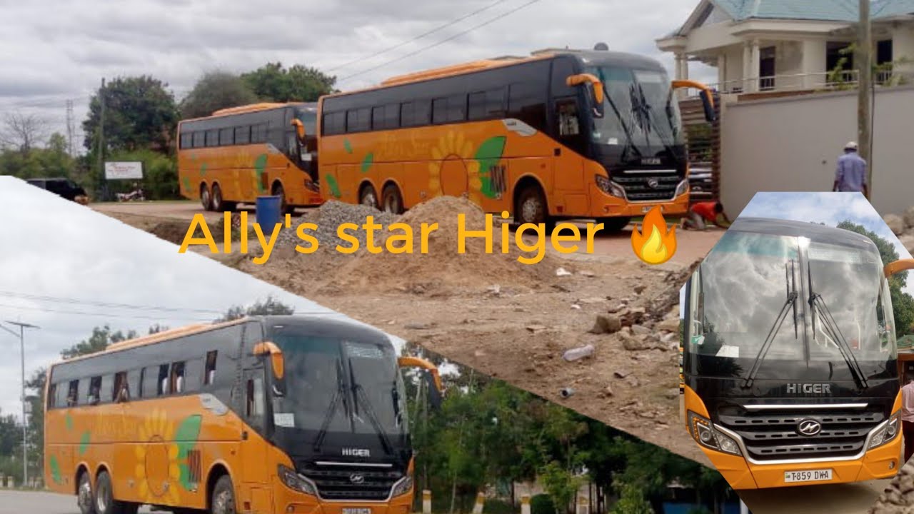 Tazama mapokezi ya Ally's star bus mpya new model Higer Shinyanga leo ...
