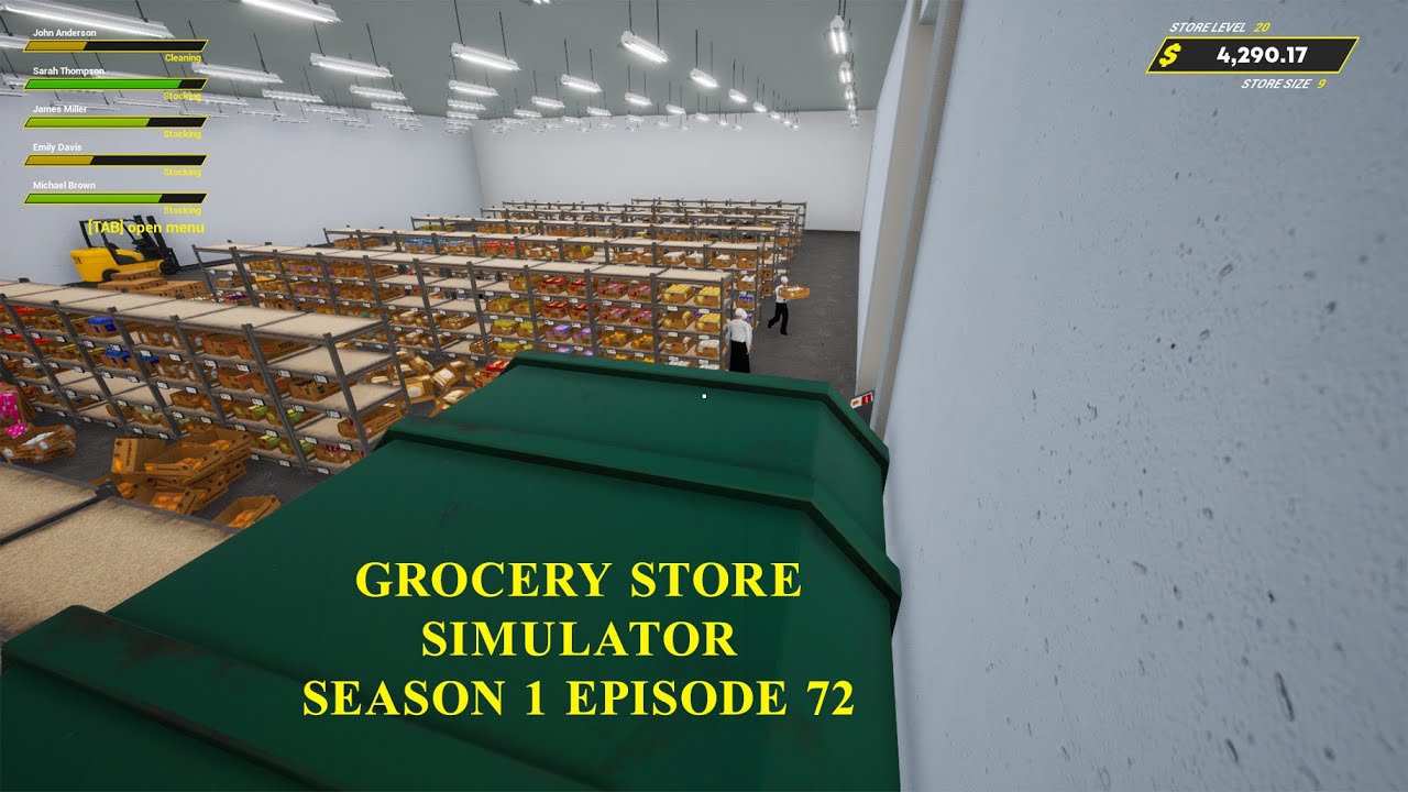Grocery Store Simulator | Working on More Restocking | Season 1 Episode ...