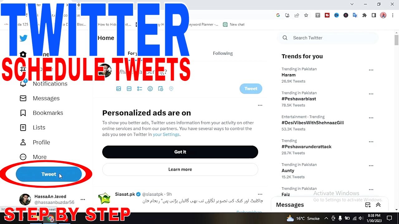How To Schedule Tweets On Twitter 🔴 - YouTube