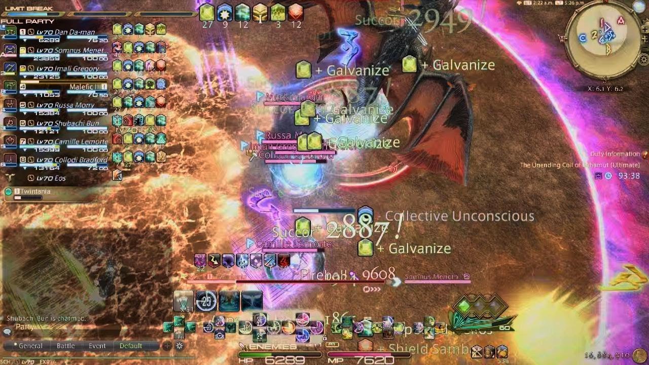 FINAL FANTASY XIV UCOB (Ultimate) First Clear SCH POV - YouTube