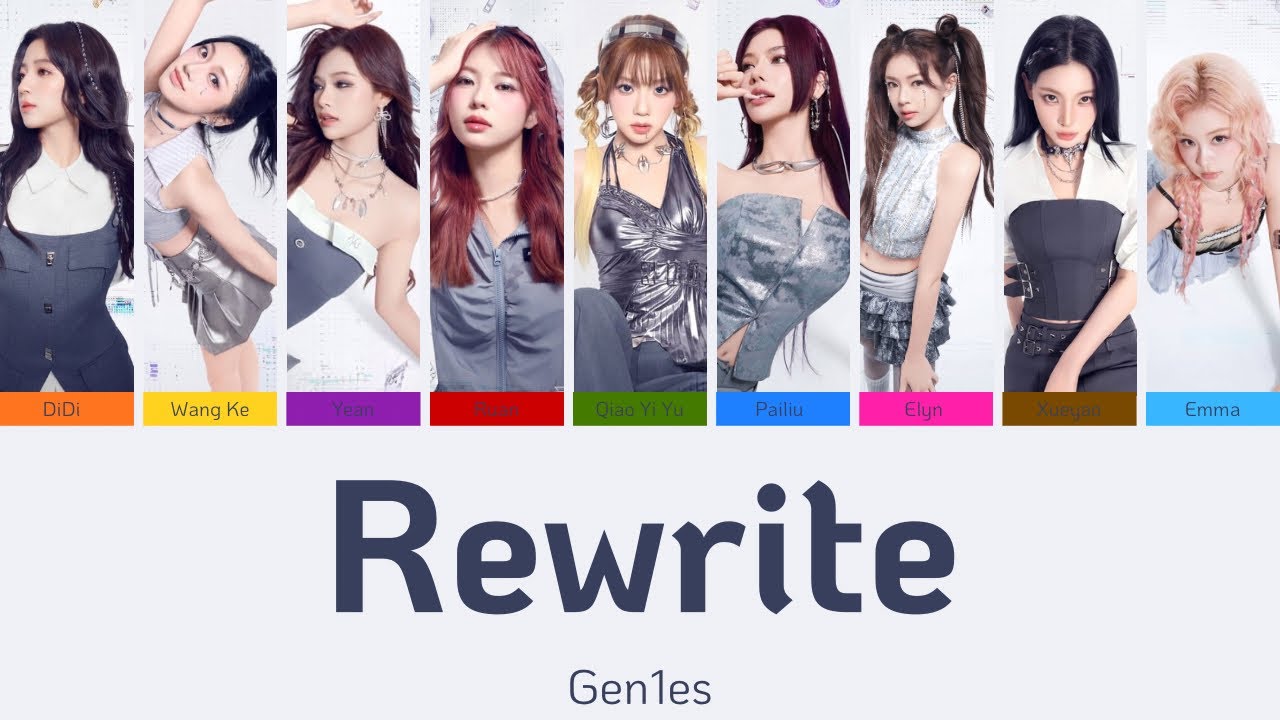 Rewrite - Gen1es | Color Coded Lyrics - YouTube