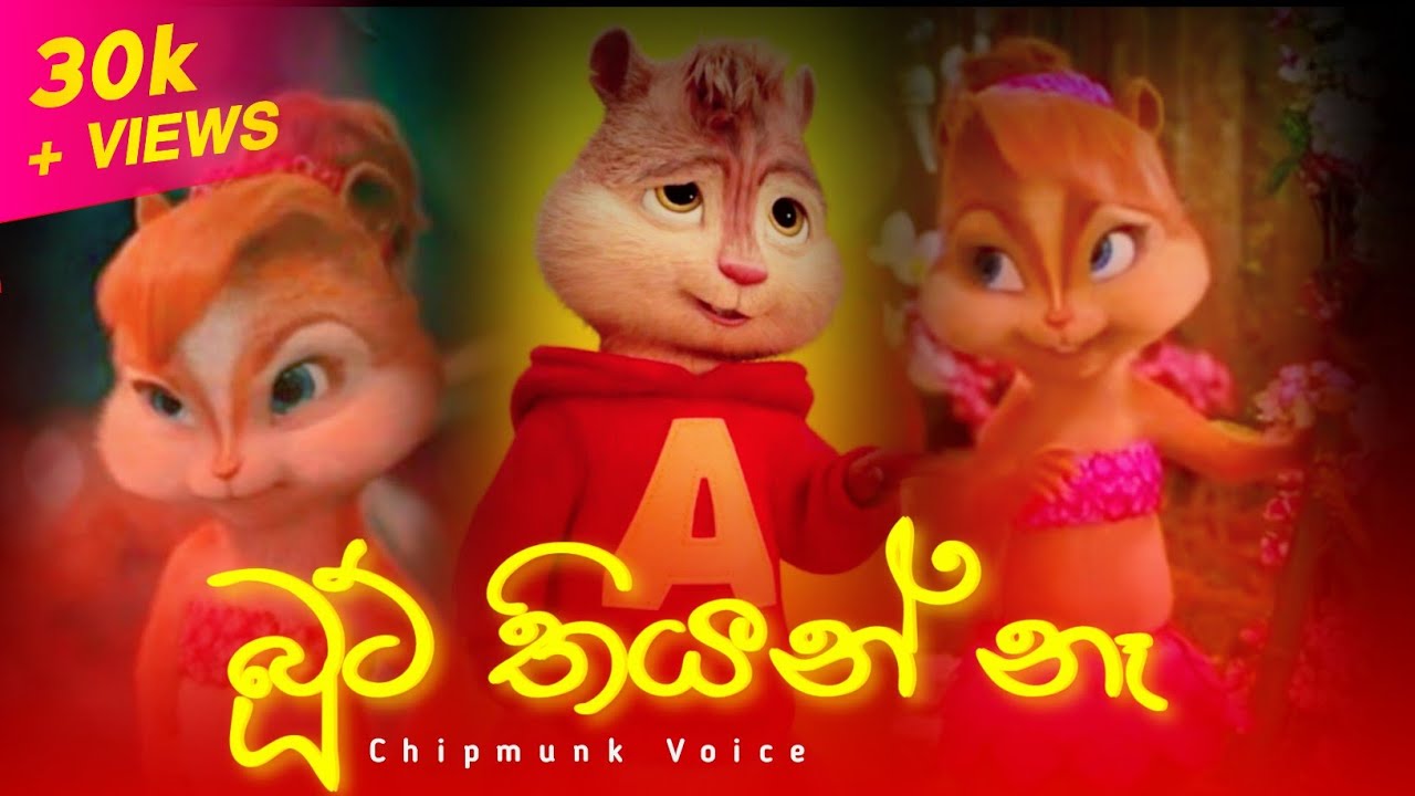 Boot Thiyan Na (බූට් තියන් නෑ) | Chipmunk Version | Visha Recodz - YouTube