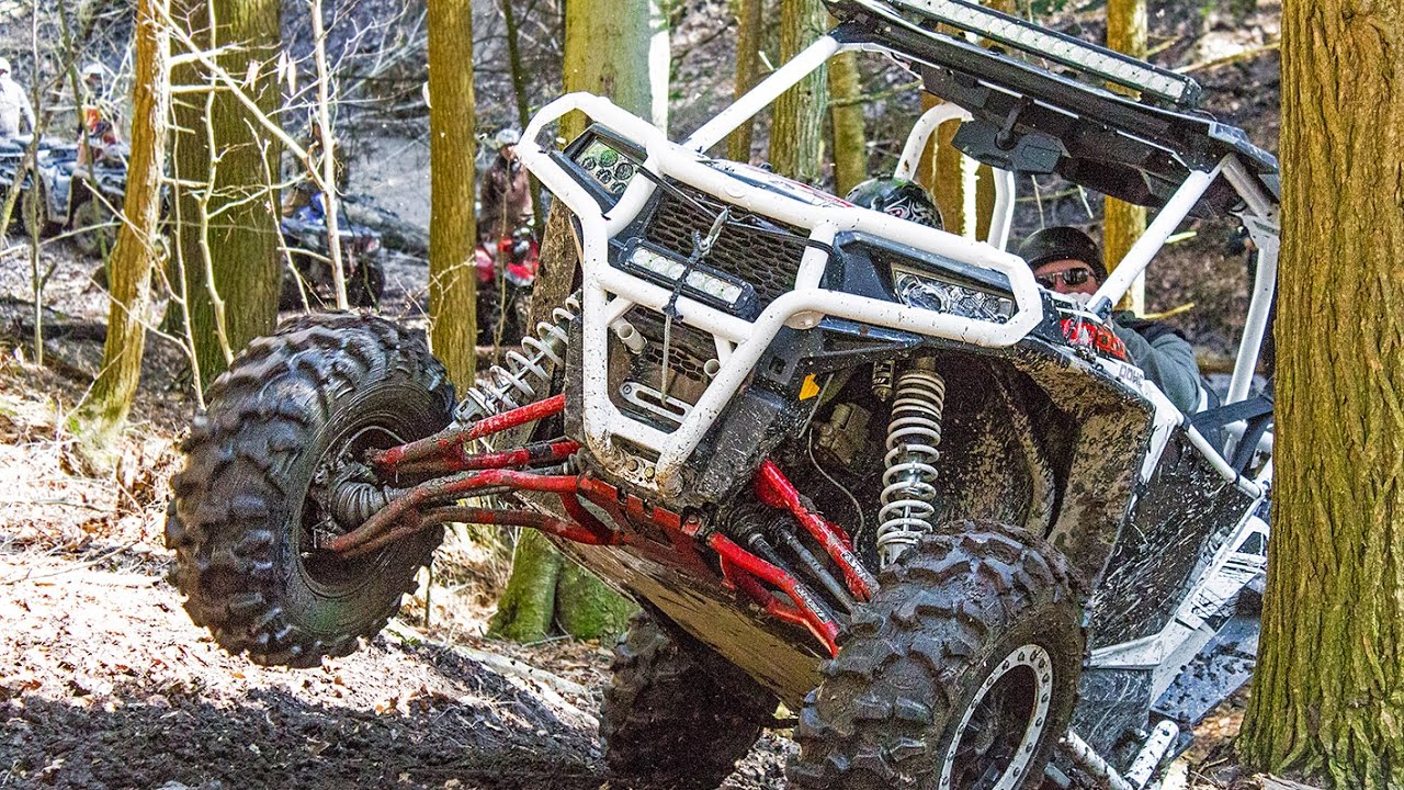 What Goes Up, Must Come Down! SXS & ATV Off-Road Trail Riding - Polaris ...