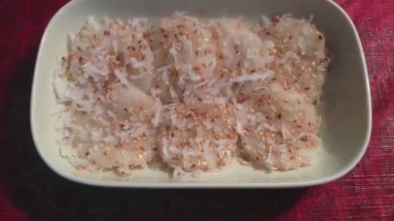 How to make palitaw/ palitaw recipe - YouTube