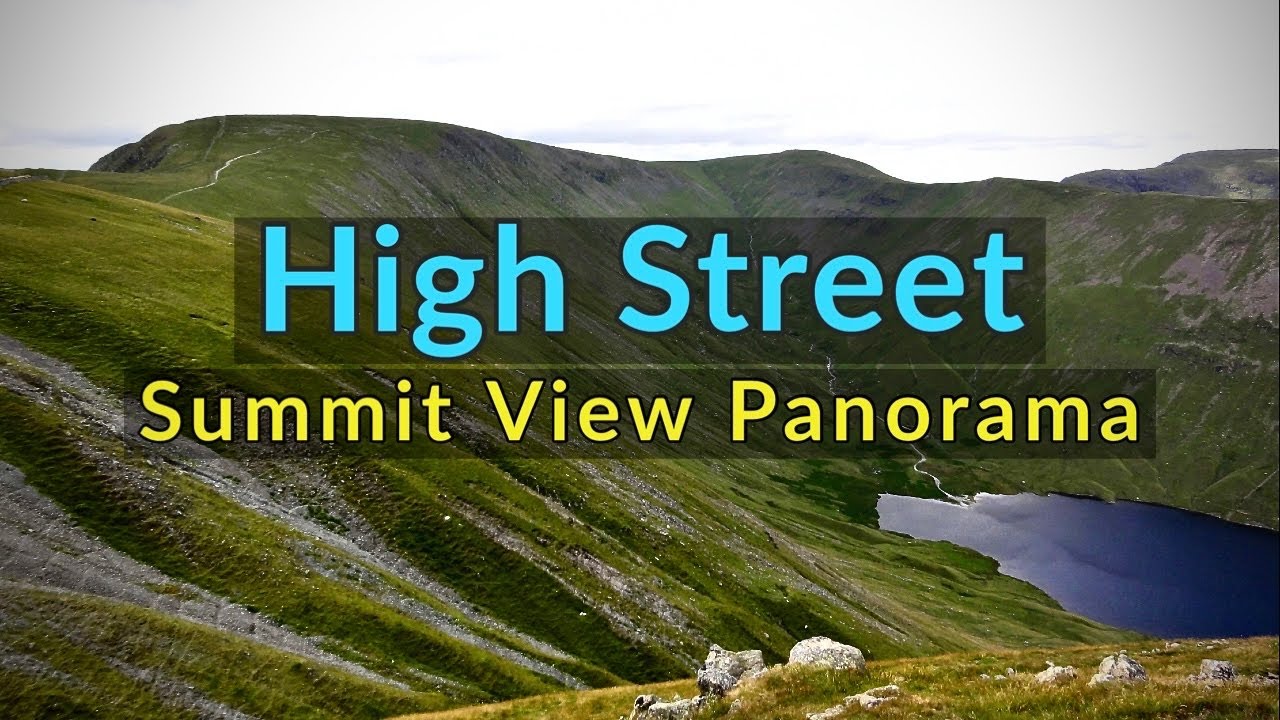 High Street Summit Panorama : All main viewpoints labelled. - YouTube