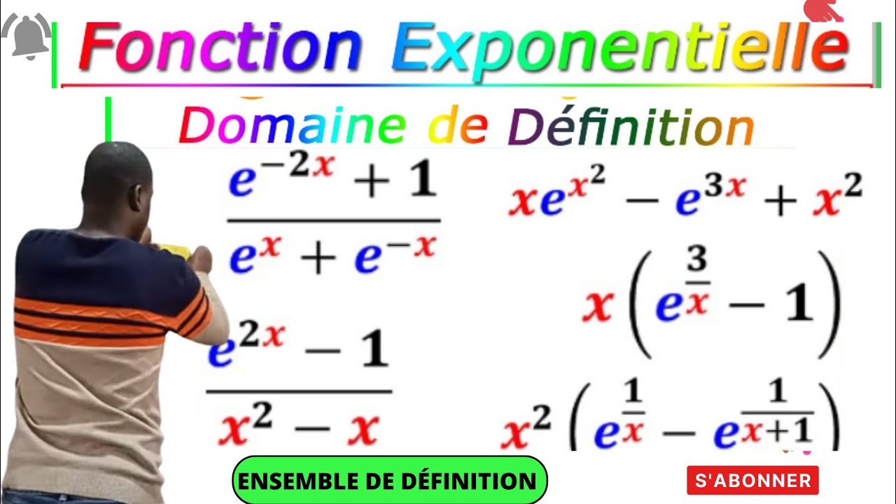 #Ensemble_de_Définition Df#fonction_Exponentielle (expo)#Domaine de ...