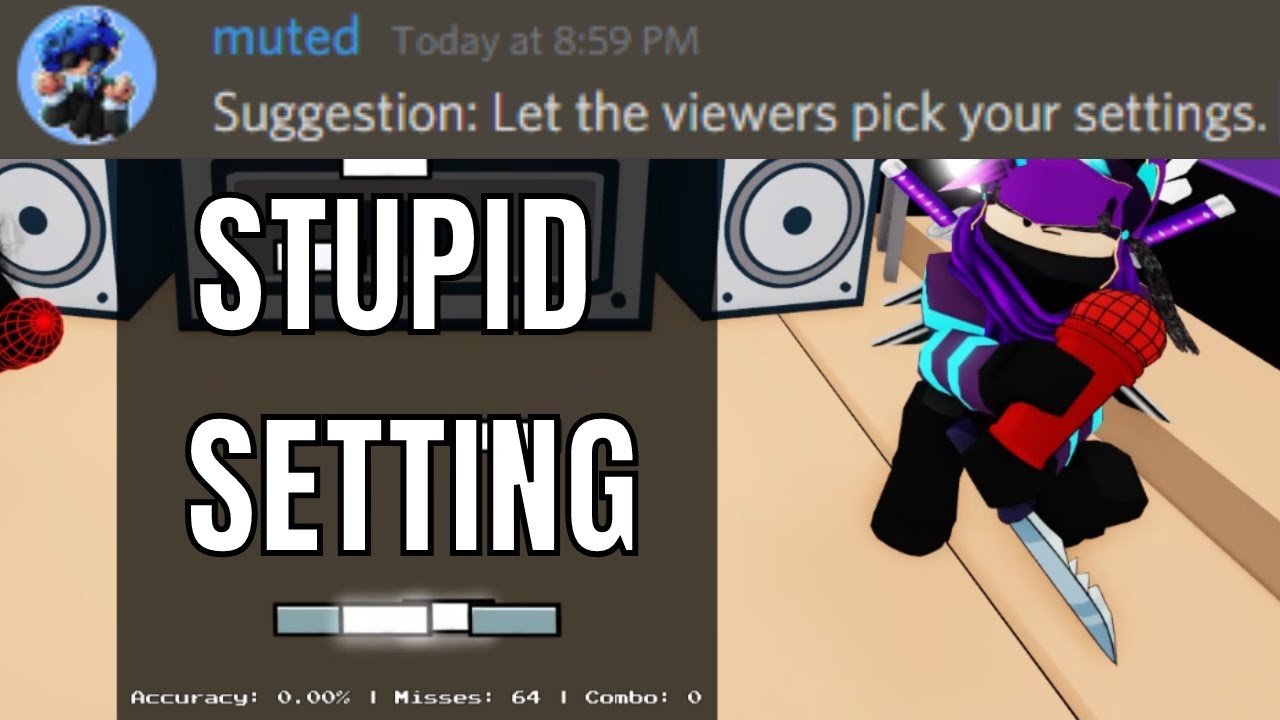 So I Let My Discord Server Pick My Setting... (Roblox Funky Friday ...