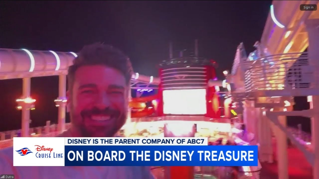 ABC7's Greg Dutra shares what it's like to be aboard Disney Treasure ...