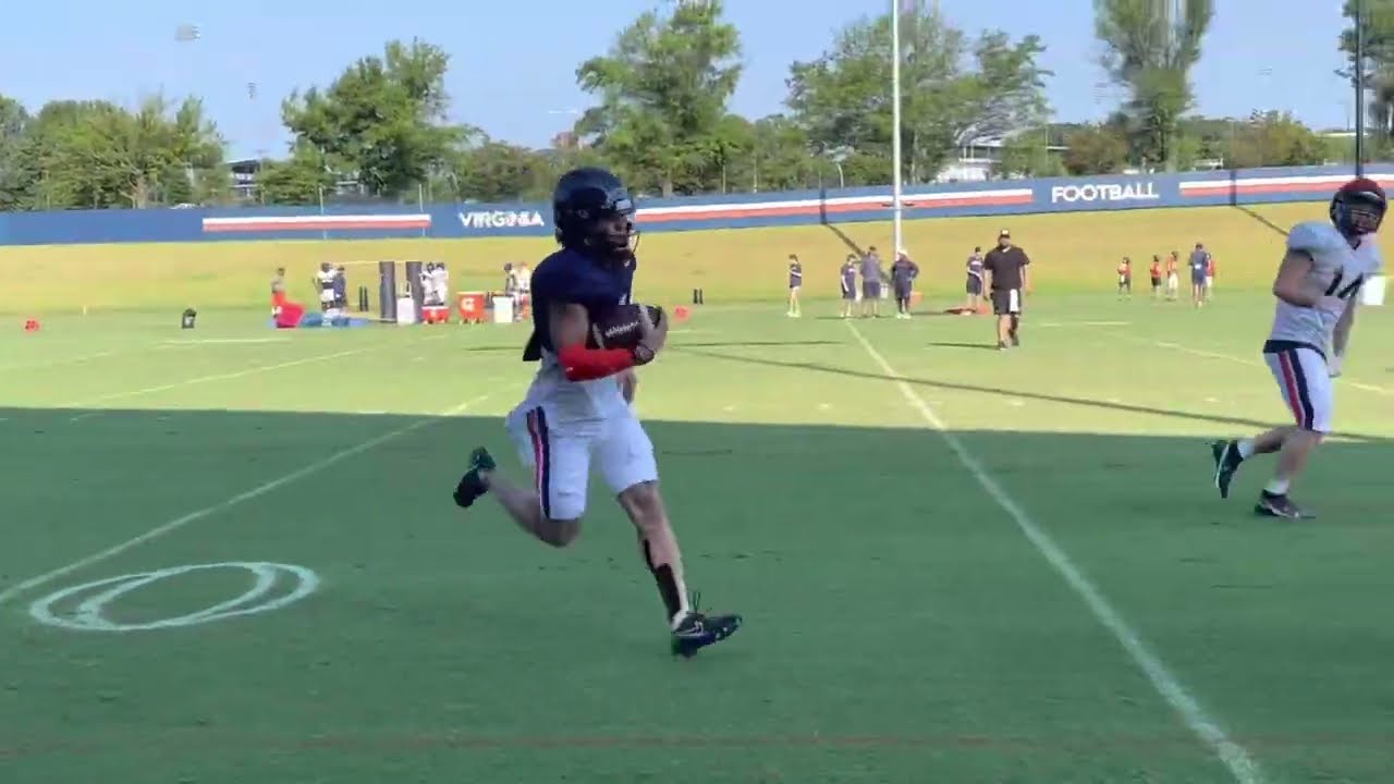 Sights and Sounds from Virginia football practice on 8/24 - YouTube