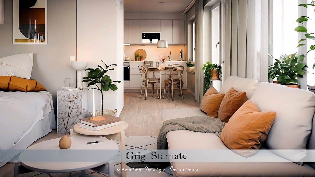 Small Space MAGIC: 50 Amazing Studio Apartment Design Ideas #4 - YouTube