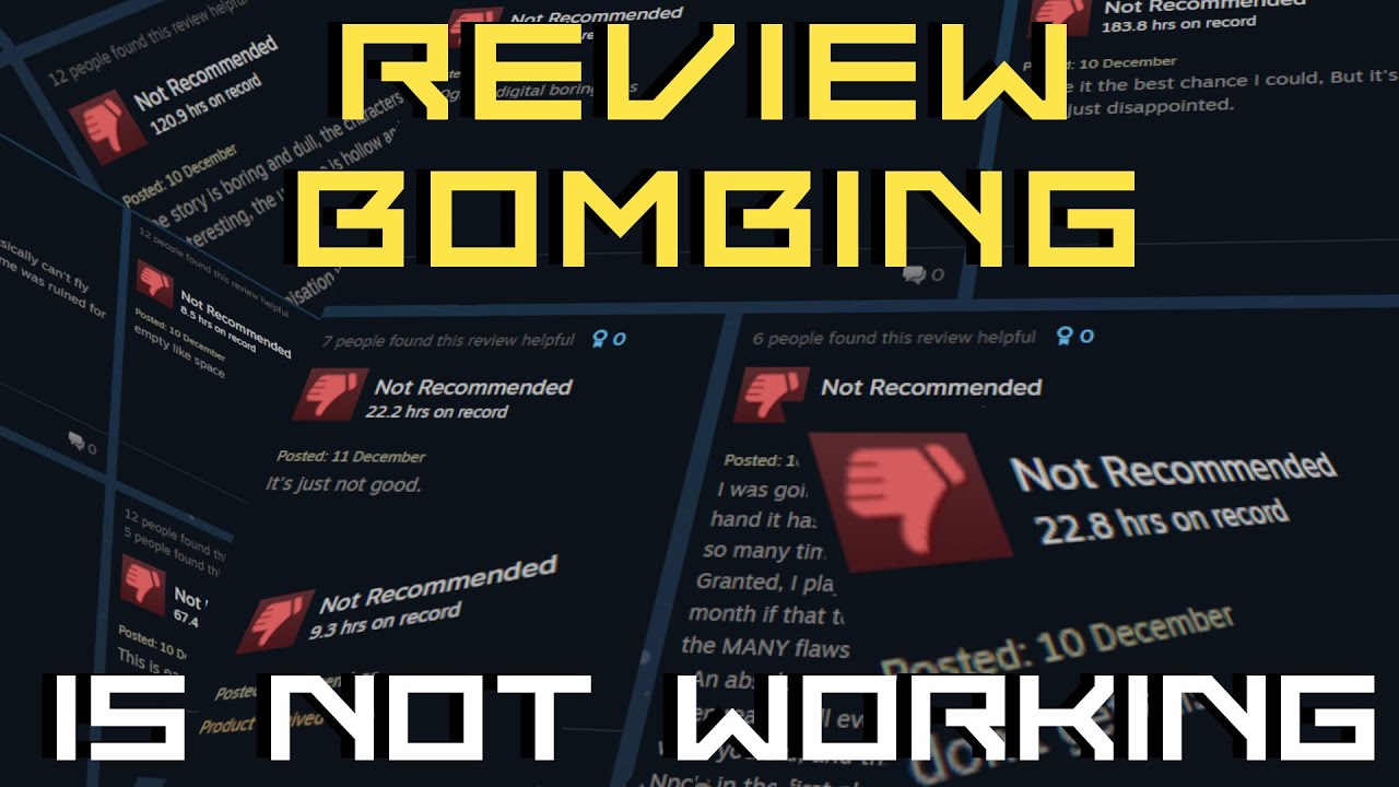 Why Review Bombing is Ineffective - YouTube