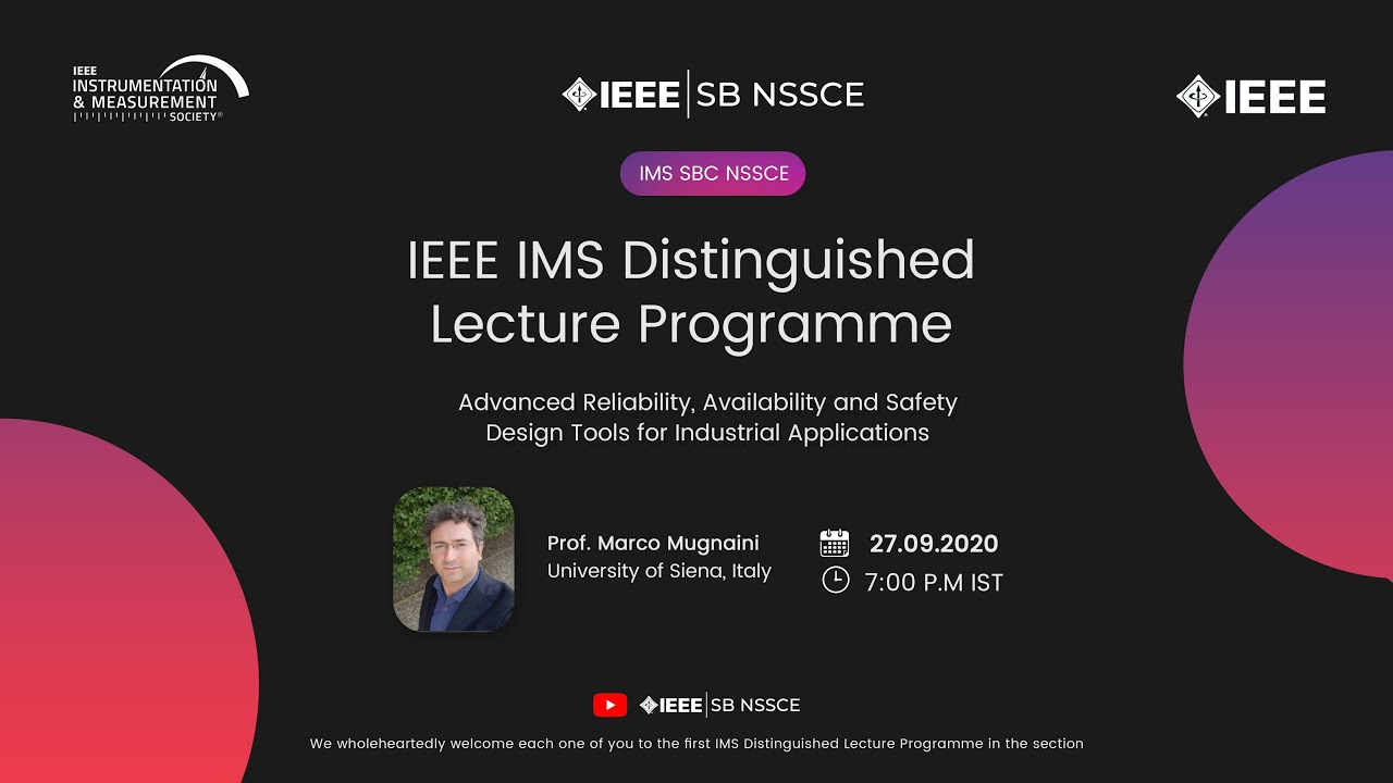IEEE Instrumentation and Measurements Society DLP IMS SBC NSSCE - YouTube