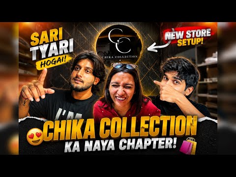 Finally sari tyaari ho gai ❤️ ||  Ajao sare Jaldi Jaldi Chika  collection pe 😍 || Manish Bhagat 🩵 ||