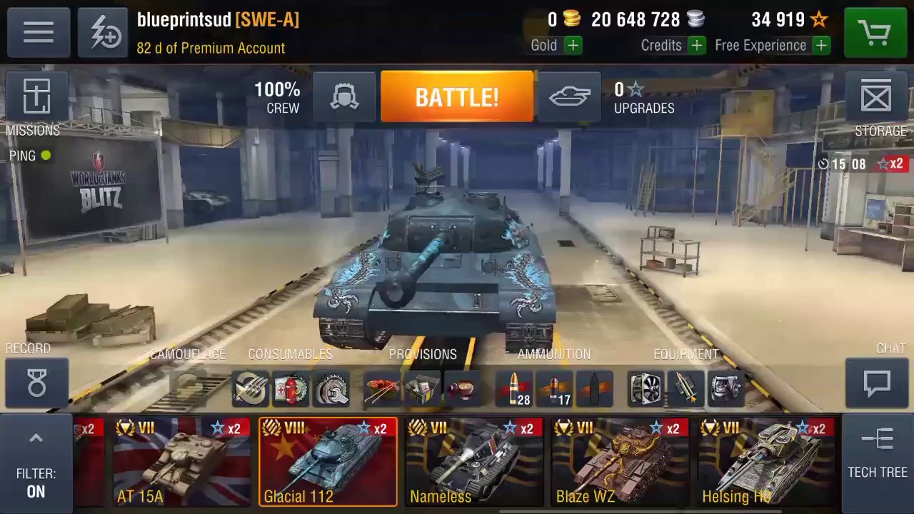 WOT Blitz: Glacial 112 & Blaze WZ coming soon - YouTube
