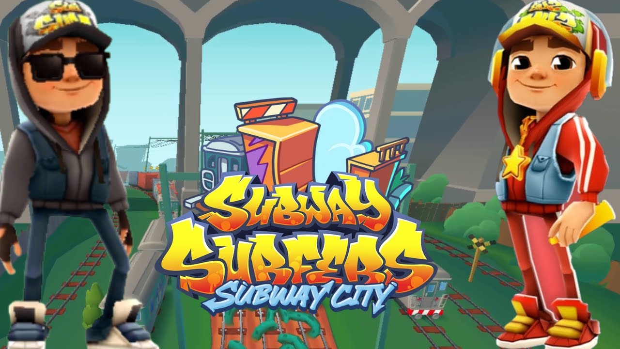 SUBWAY SURFERS : SUBWAY CITY NO FLOOR CHALLENGE! Game Play With JAKE!# ...