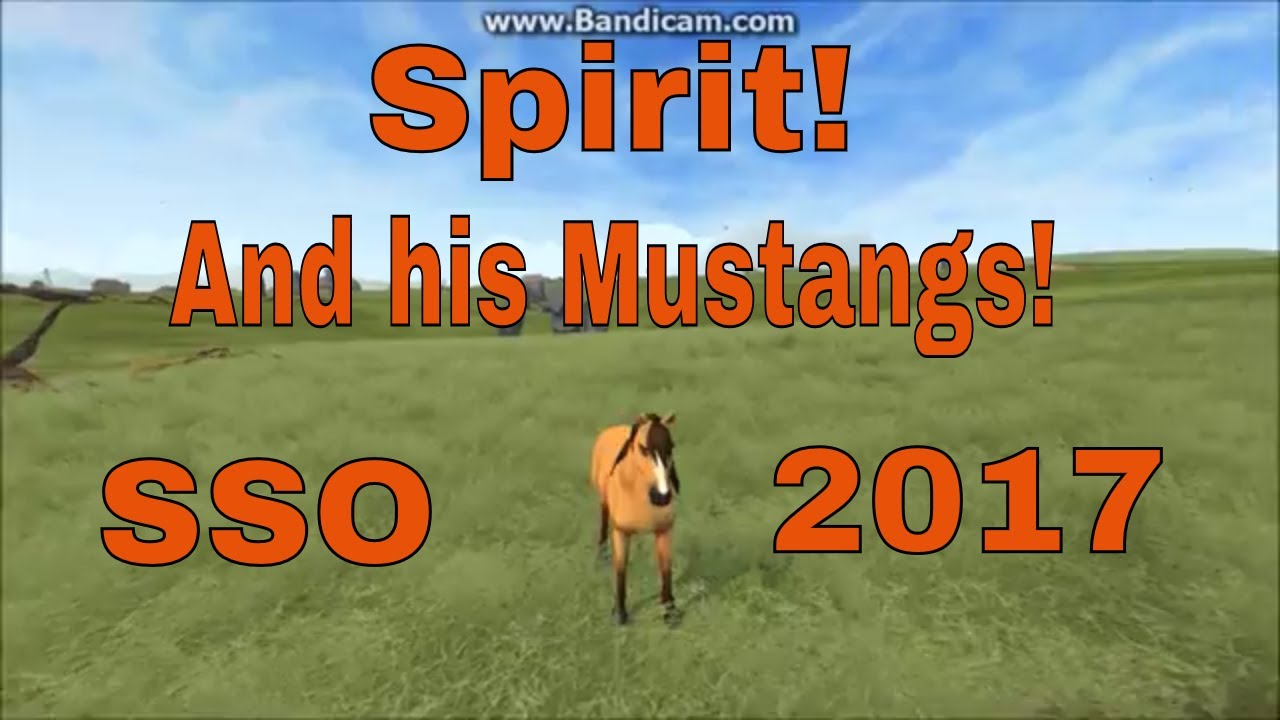 Spirit and his Mustangs! A remake! Star Stable Online-SSO - YouTube