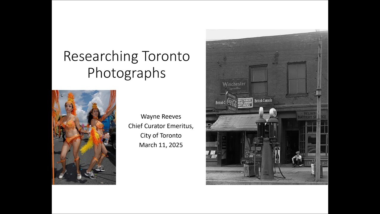 Researching Toronto Photos with Wayne Reeves - YouTube