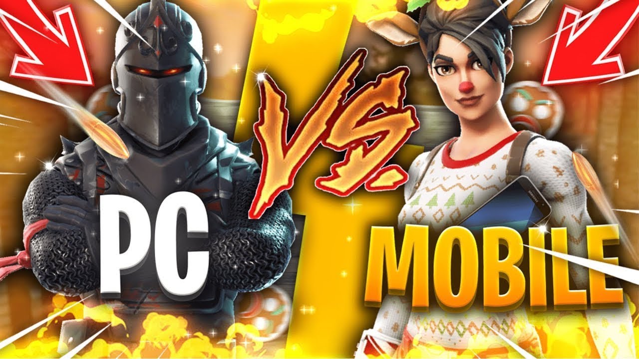 1vs1 pc vs mobile (Fortnite) - YouTube