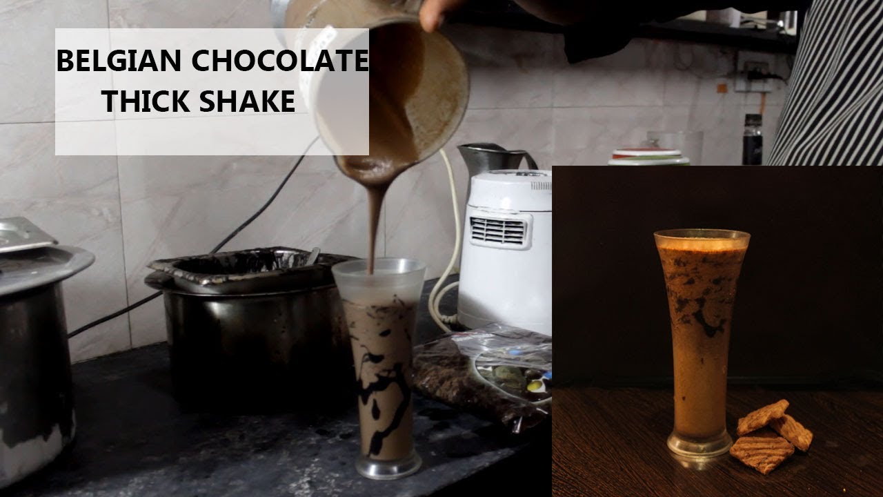 बेल्जियम / बेलगियम चॉकलेट मिल्क शेक - BELGIUM/BELGIAN CHOCOLATE ...