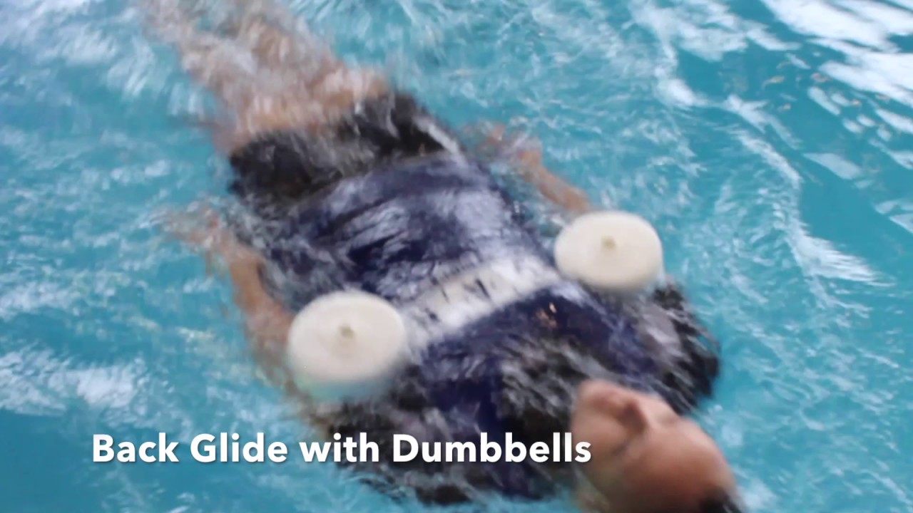Back Glide with Dumbbells - YouTube