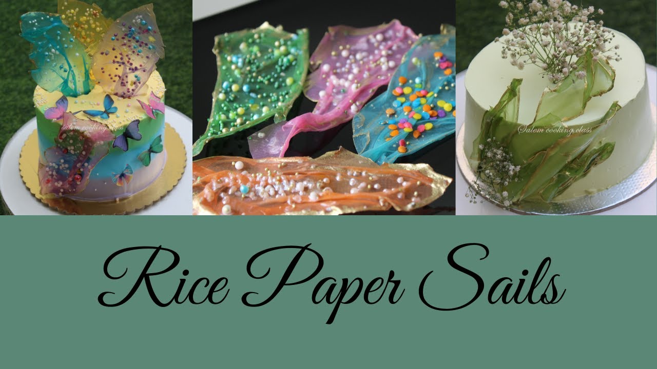 Rice Paper Sails Tutorial - YouTube