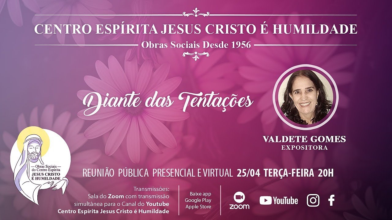 Diante das tentações - Valdete Gomes - 25/04 - YouTube