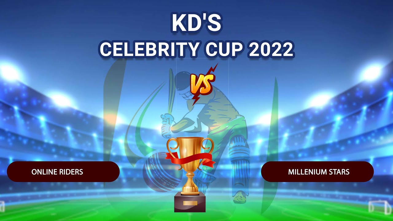 Online Riders V/S Millenium Stars | Final Match | MASCOM KD'S CELEBRITY CUP 2022 - YouTube