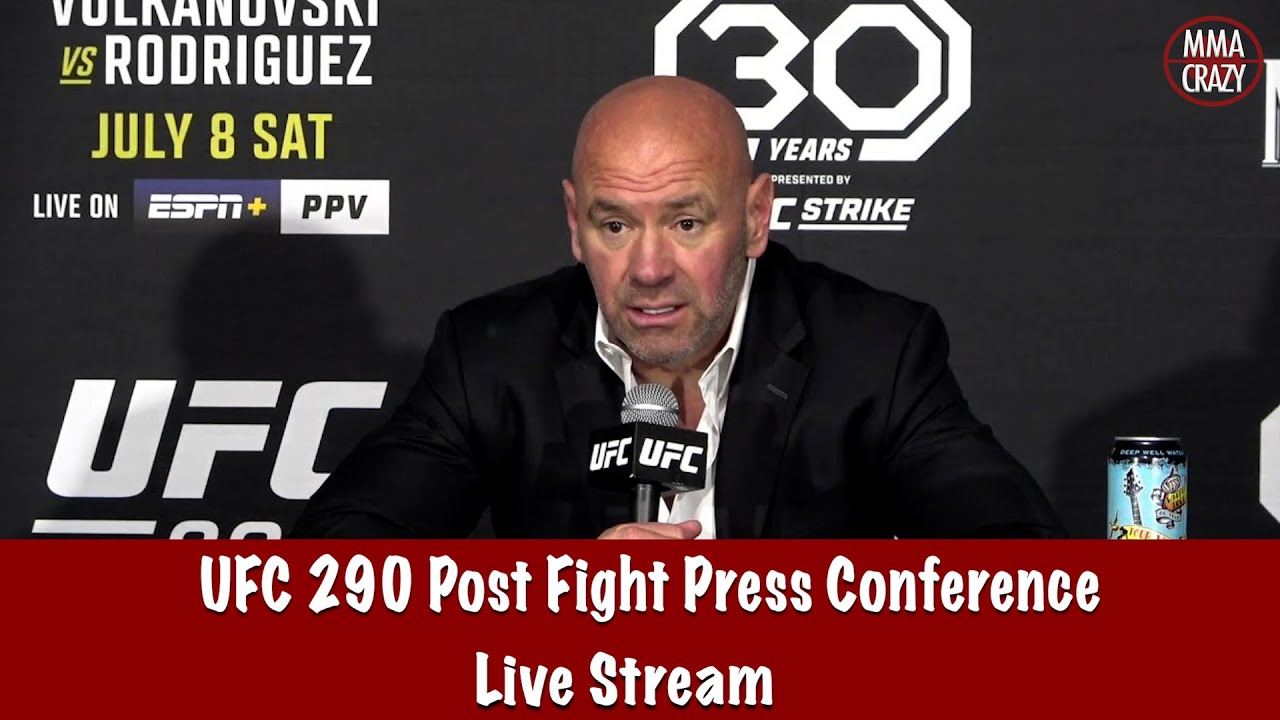 UFC 290: Volkanovski vs. Rodriguez Post Fight Press Conference Live ...