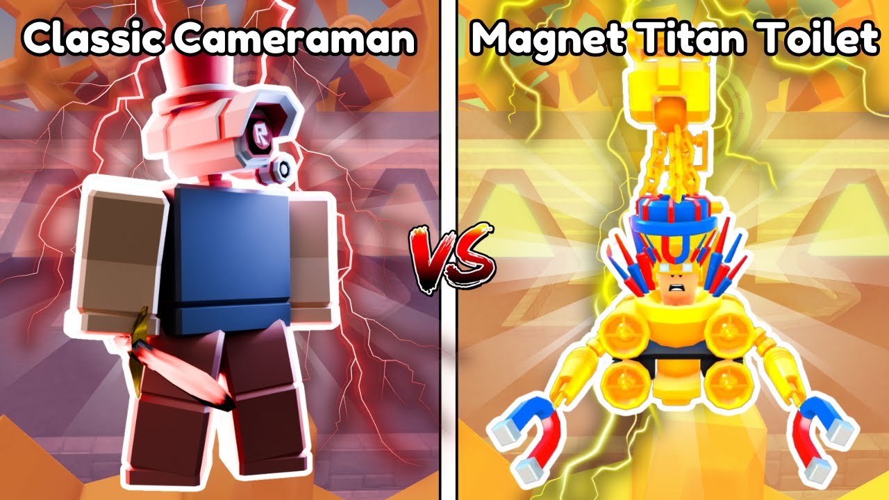 Classic Cameraman vs Magnet Titan Toilet! (Toilet Tower Defense) - YouTube