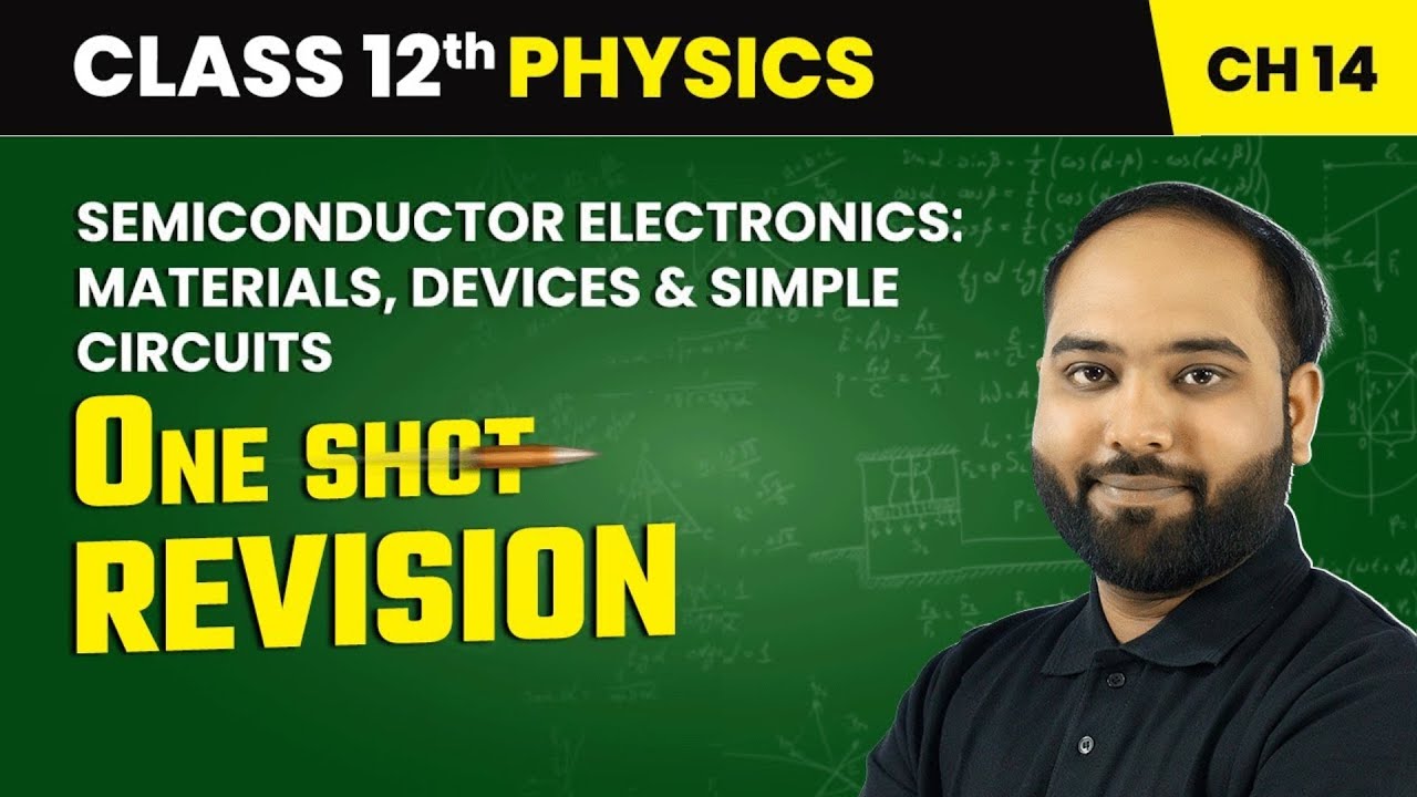 Semiconductor Electronics - One Shot Revision | Class 12 Physics ...