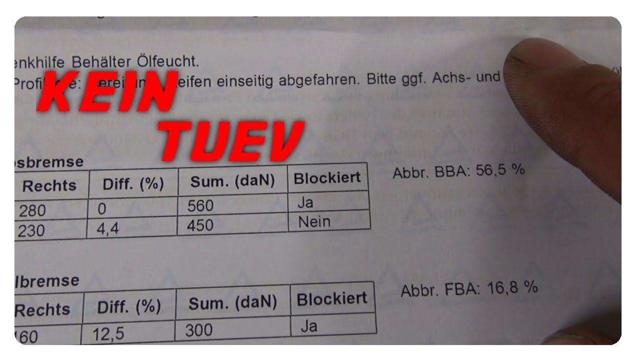 Tuv Nicht Bestanden