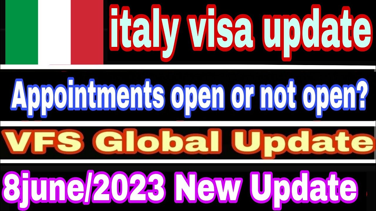 Italy Visa Update | Italy Visa Appointment | Italy Embassy Delhi ...