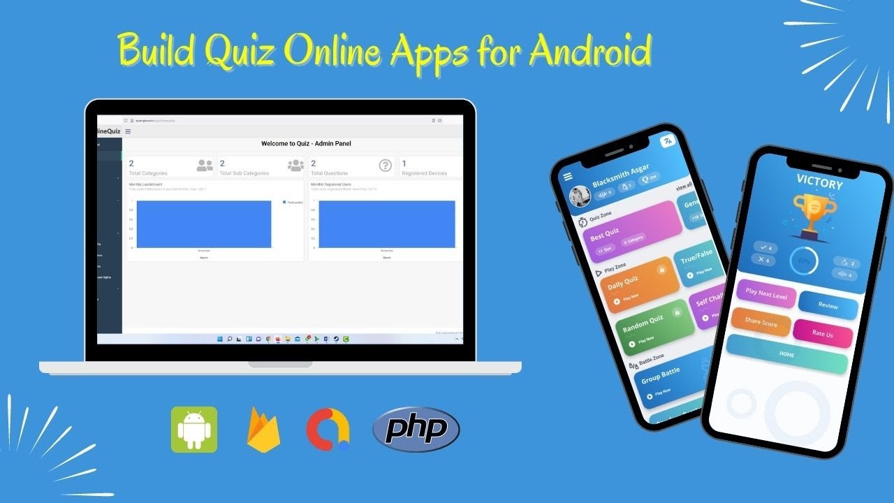 Build Quiz Online Apps For Android Youtube