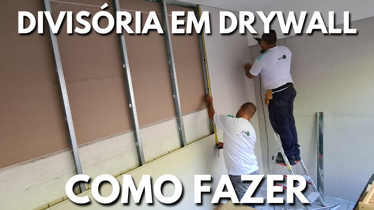 COMO FAZER UMA PAREDE DIVISÓRIA EM DRYWALL SEGUINDO AS NORMAS DICAS ...