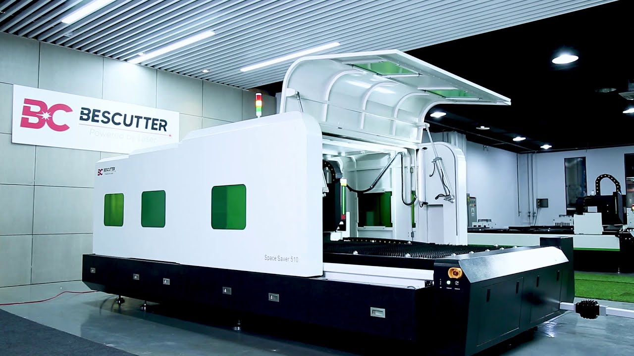 BESCUTTER Space Saver 5'x10' Fiber Laser for Metal Sheet Cutting ...