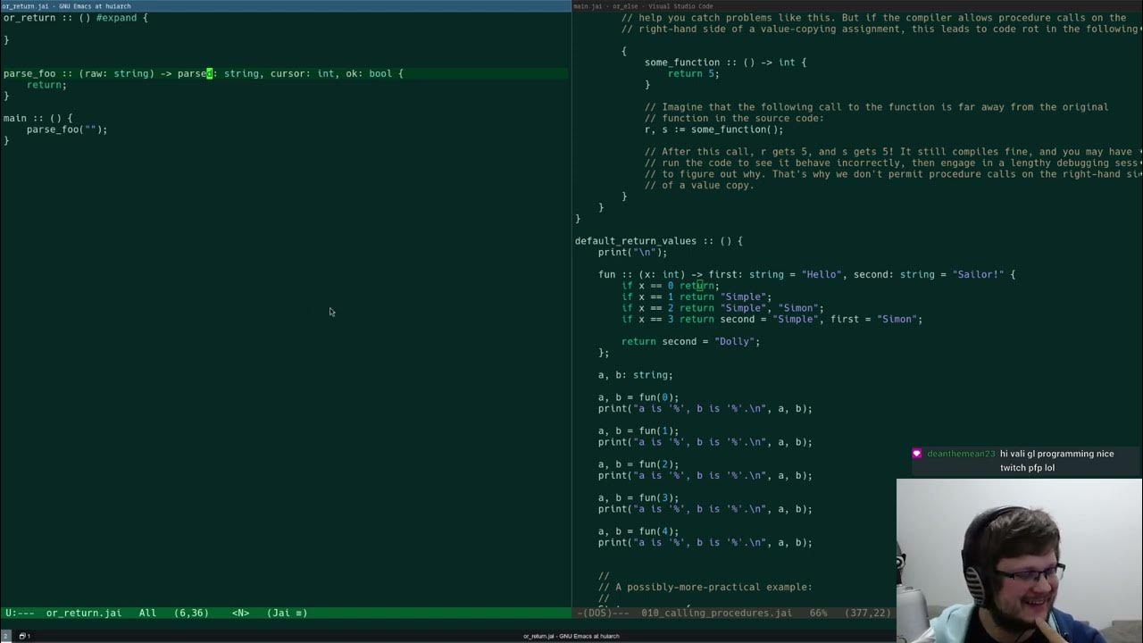 Metaprogramming In Jai Implementing Odins Orreturn As Jai Macro Part 1 Youtube
