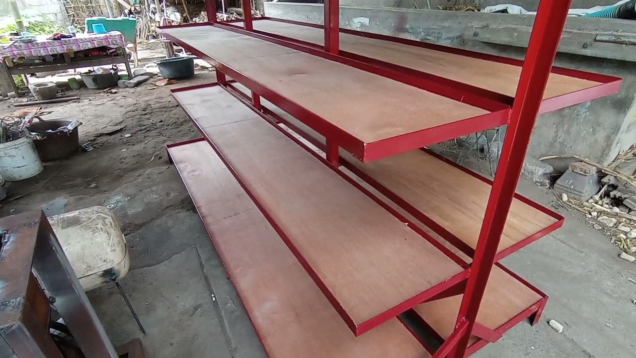 Model Rak Toko Dari Besi Siku Sederhana‼️ - YouTube