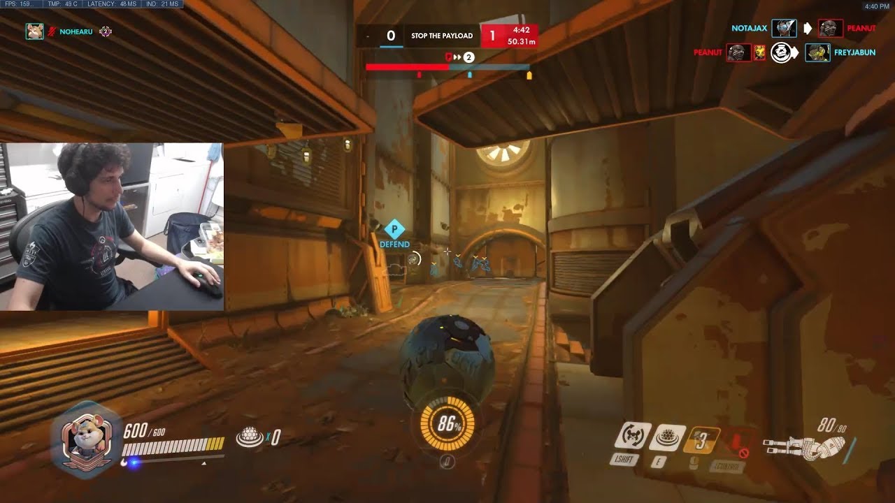 YEATLE DOMINATING AS HAMMOND! [ OVERWATCH SEASON 18 TOP 500 ] - YouTube