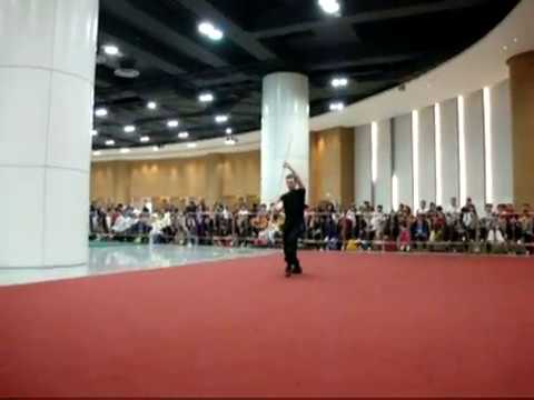 Ted Duran competing at the 2011 Hong Kong International Wu Shu Festival ...