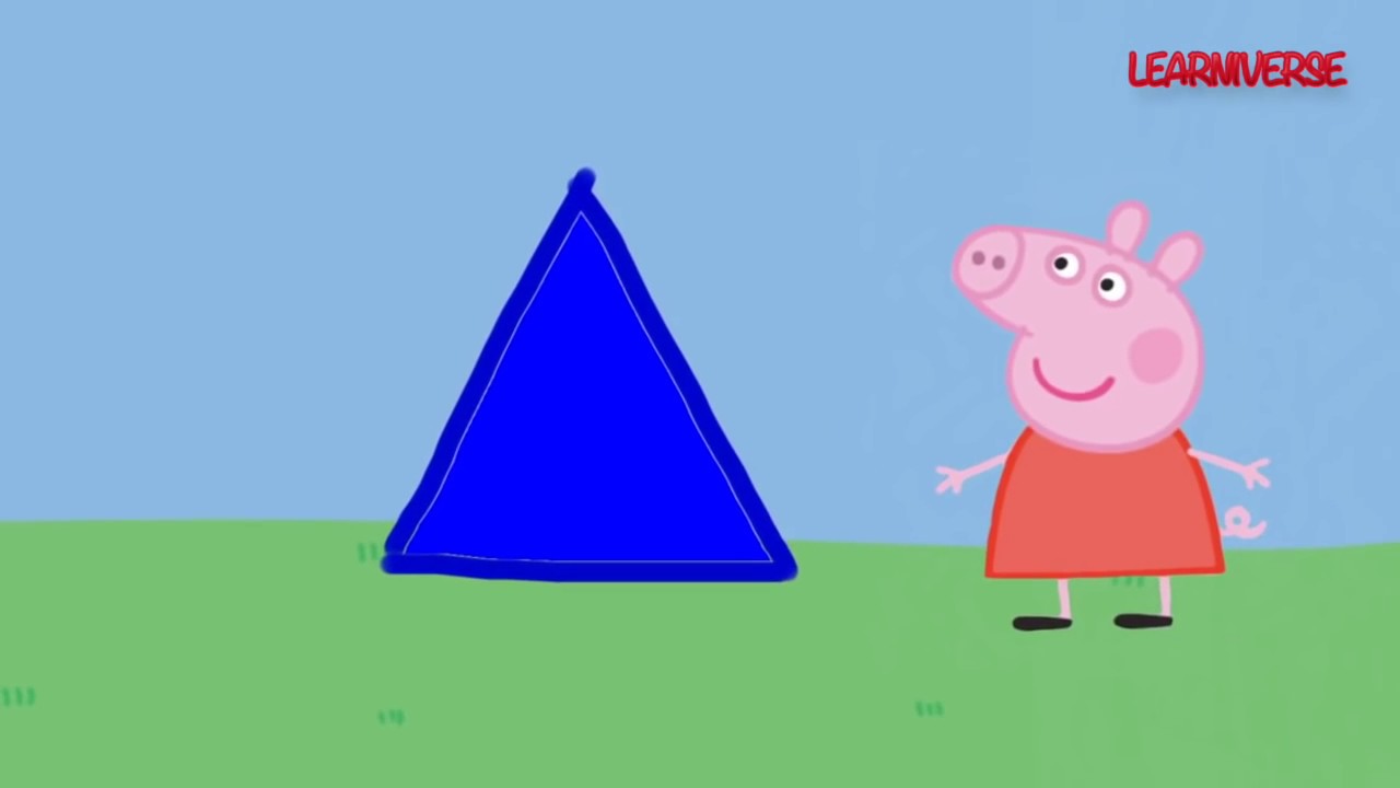 Learn Shapes with Peppa Pig | Fun Educational Videos For Children In ...