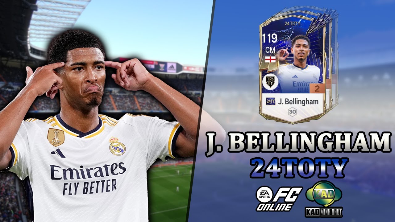 Review Jude Bellingham 24 TOTY FC ONLINE - PHIÊN BẢN TỐT NHẤT | Review ...