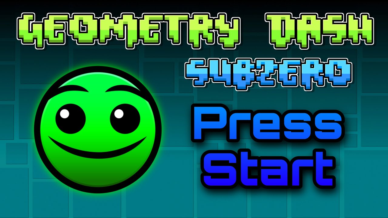 Beating Press Start in GD Subzero! - Geometry Dash - YouTube