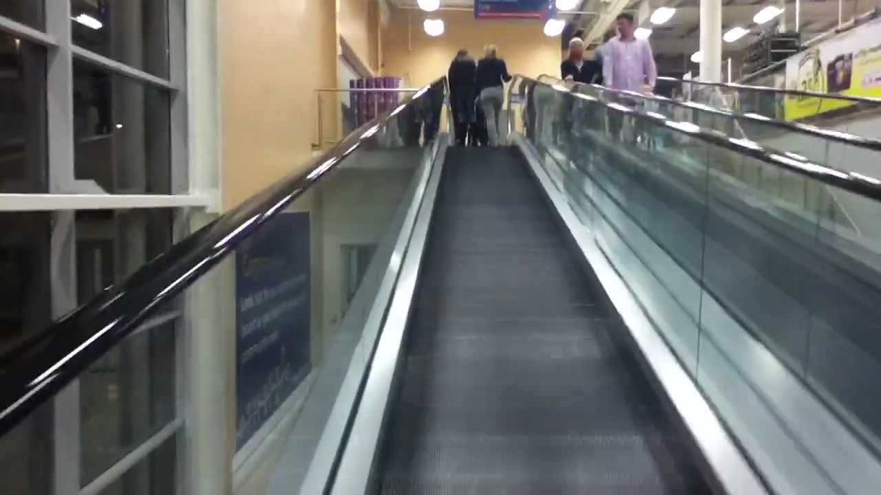 Otis Escalator At The Tesco Extra Craigavon For nirtrainman - YouTube